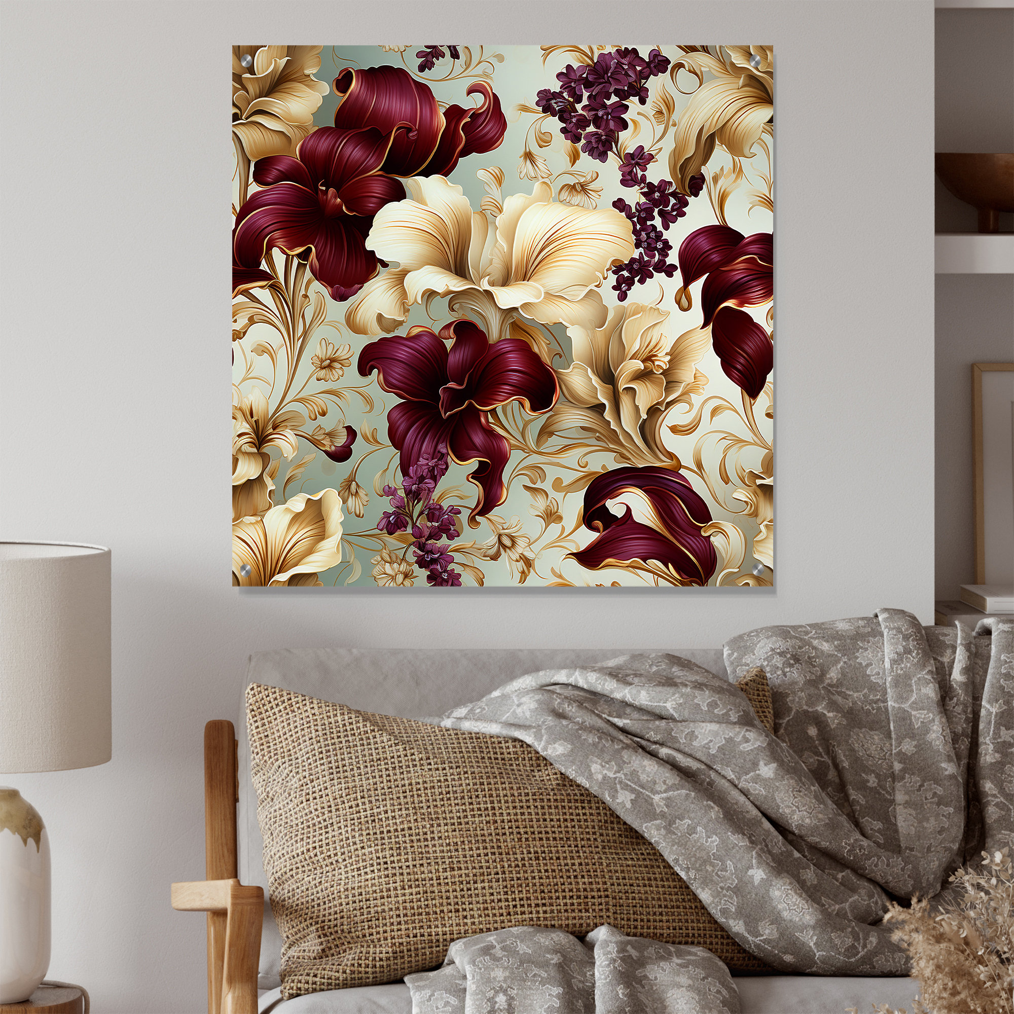 Winston Porter Royal Victorian Flourish Victorian Pattern - Floral ...