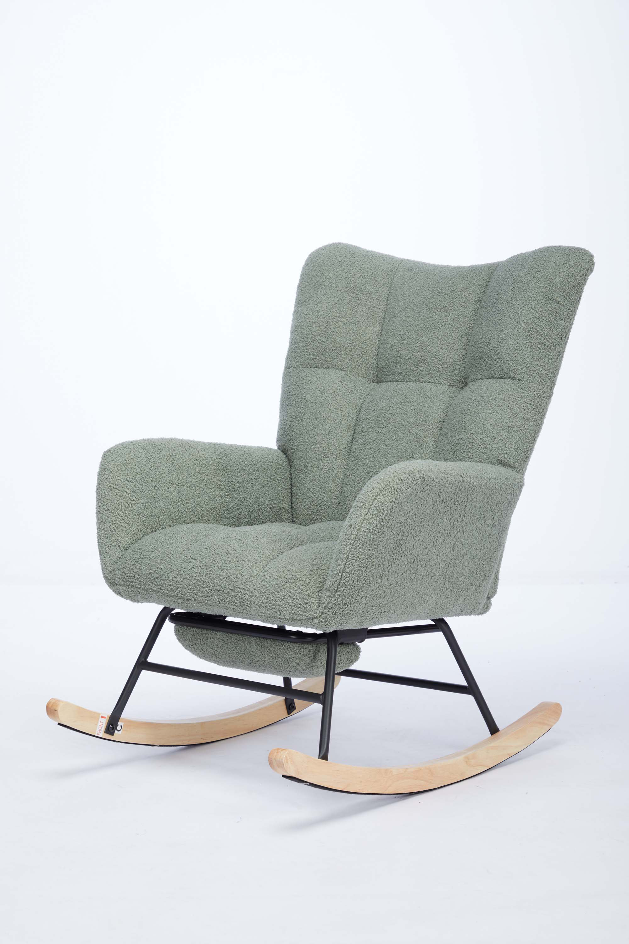 George Oliver Modern Nursery Rocking Chair, Upholstered Glider Chair ...