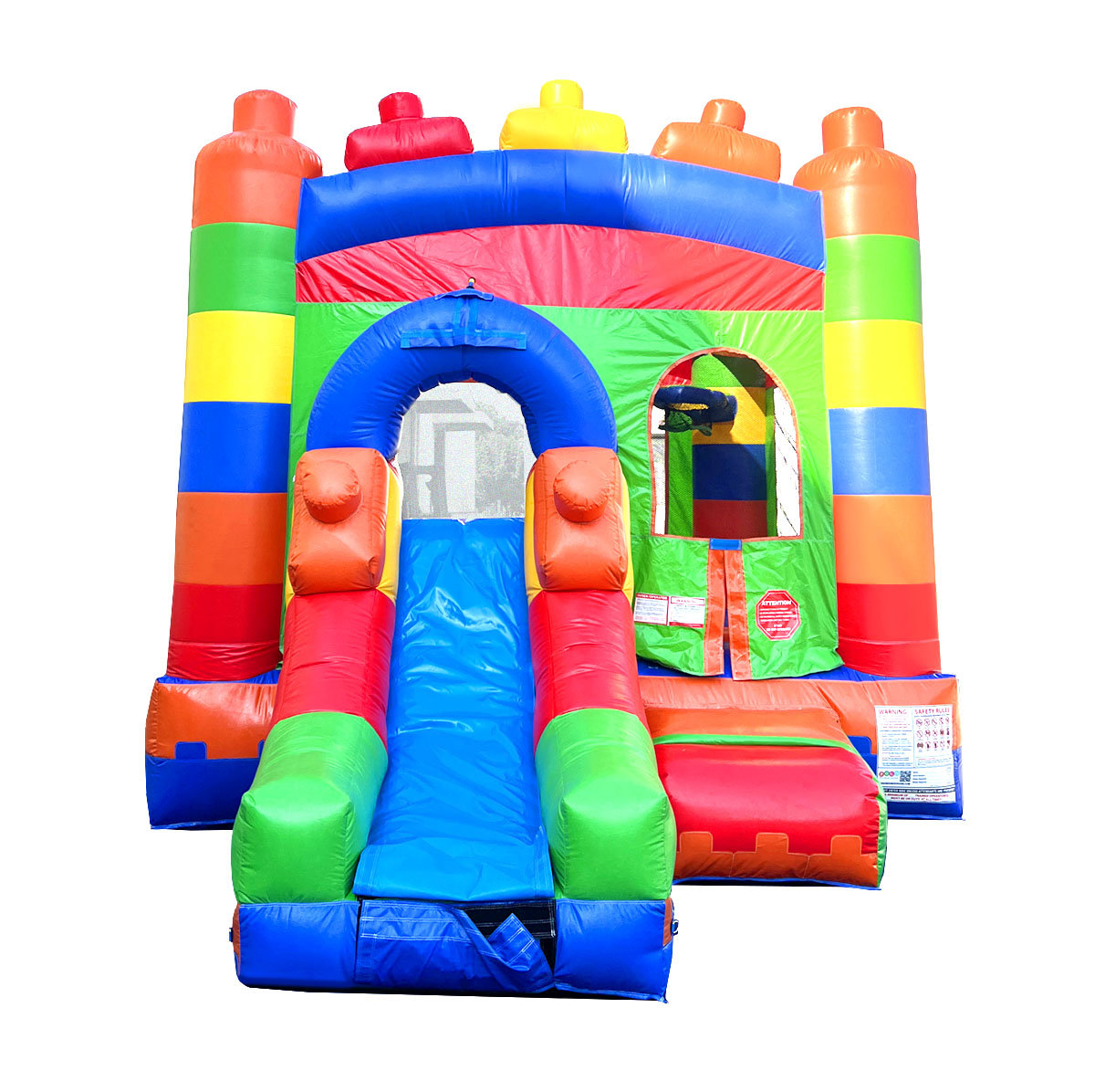 Pogo Bounce House Inflatable Bounce House with Slide for Kids 12 x 12 x ...