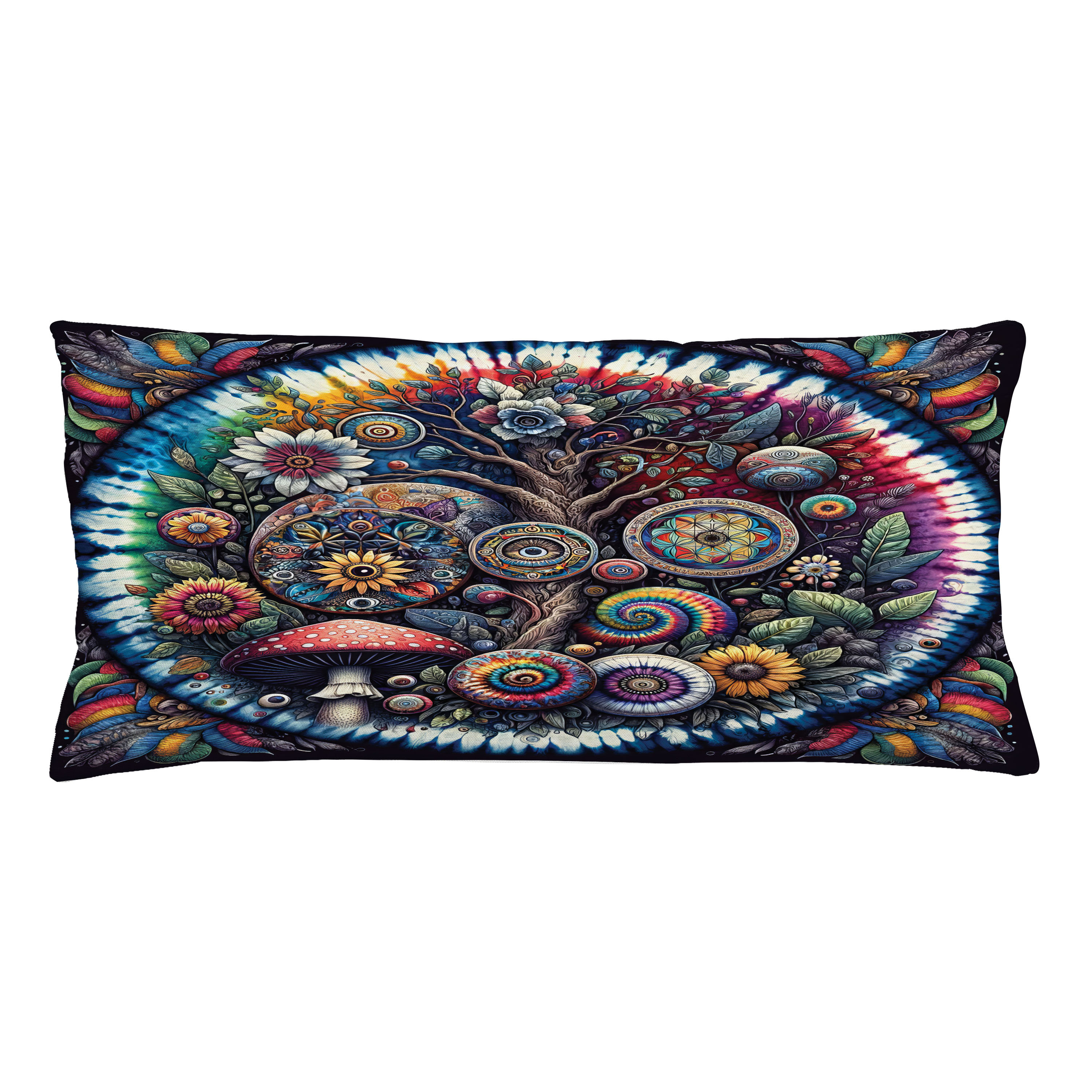 Ambesonne Hippie Pillow Cover | Wayfair