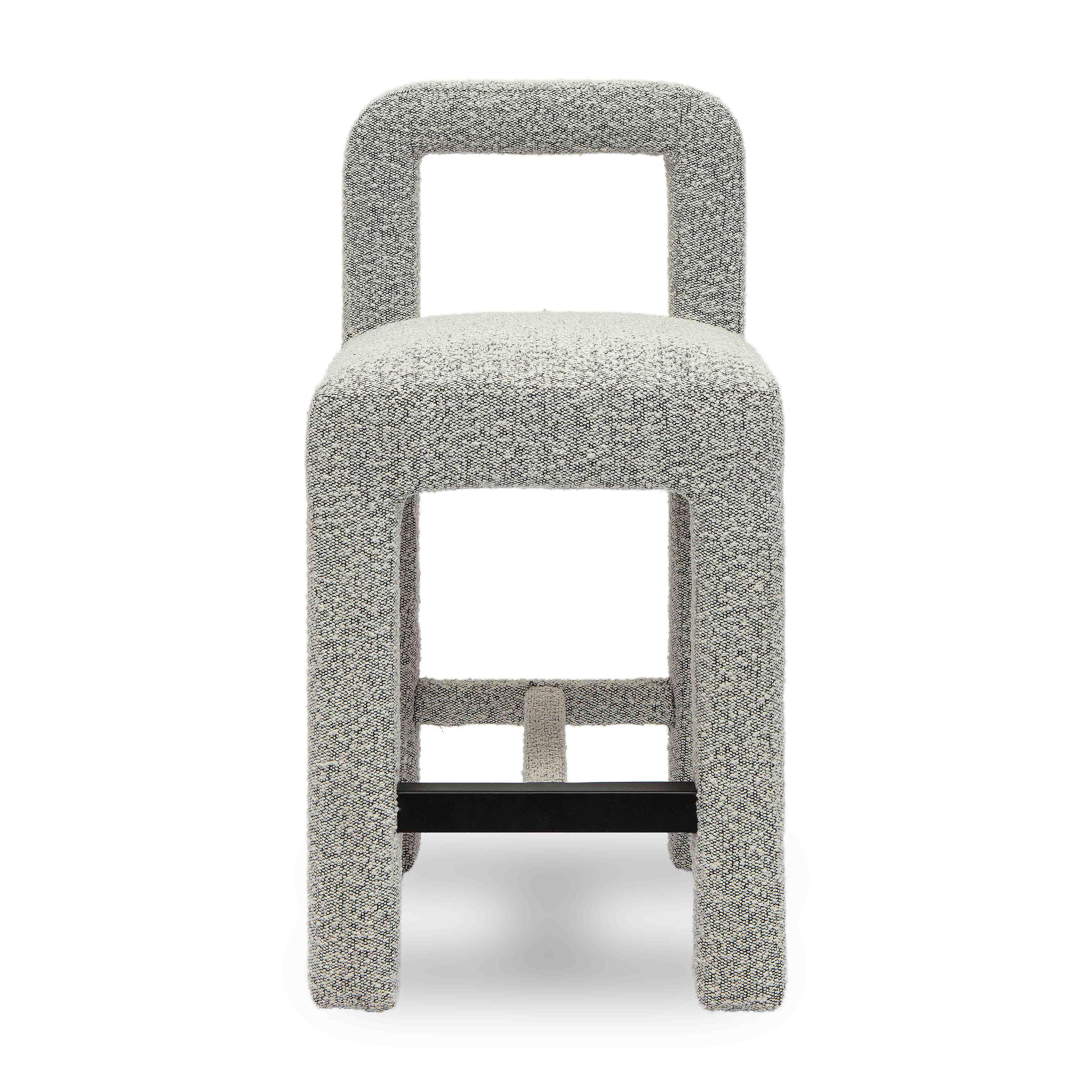 TOV Furniture Hazel Cream Boucle Counter Stool - Wayfair Canada
