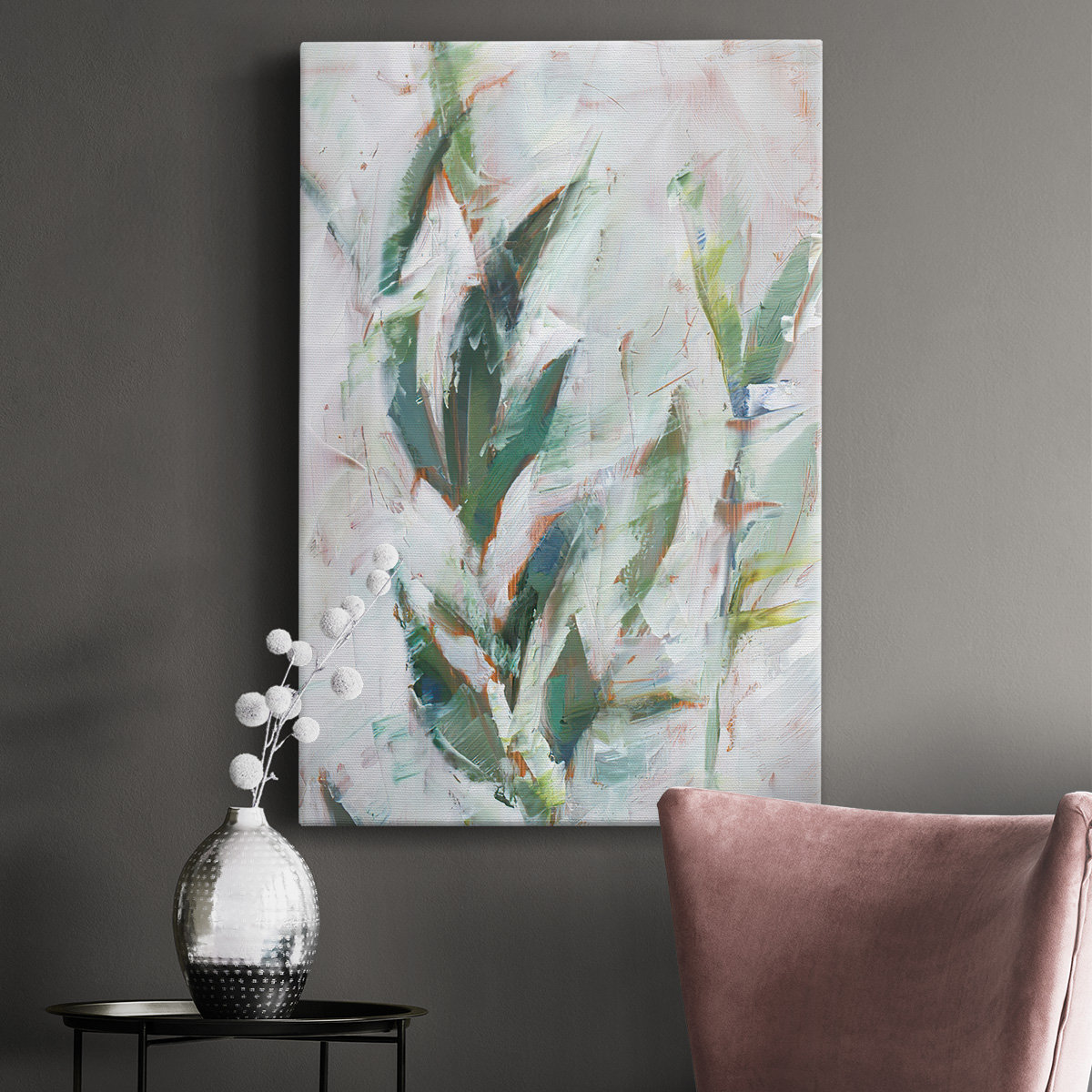 Bayou Breeze Tropical Foliage Study II Premium Gallery Wrapped Canvas ...