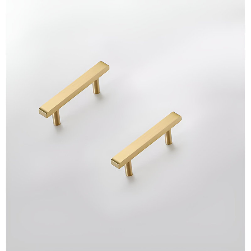 Infinitee Green Golden Pure Copper Handle, Cabinet Door Handle | Wayfair