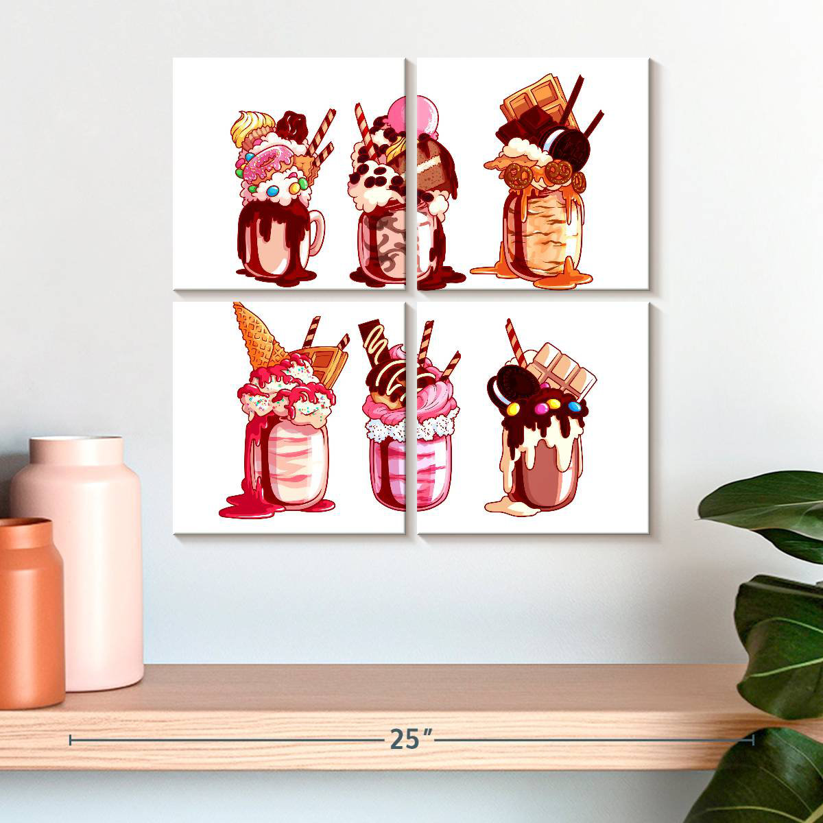 Ebern Designs Yarlin Overloaded Milkshakes | Wayfair