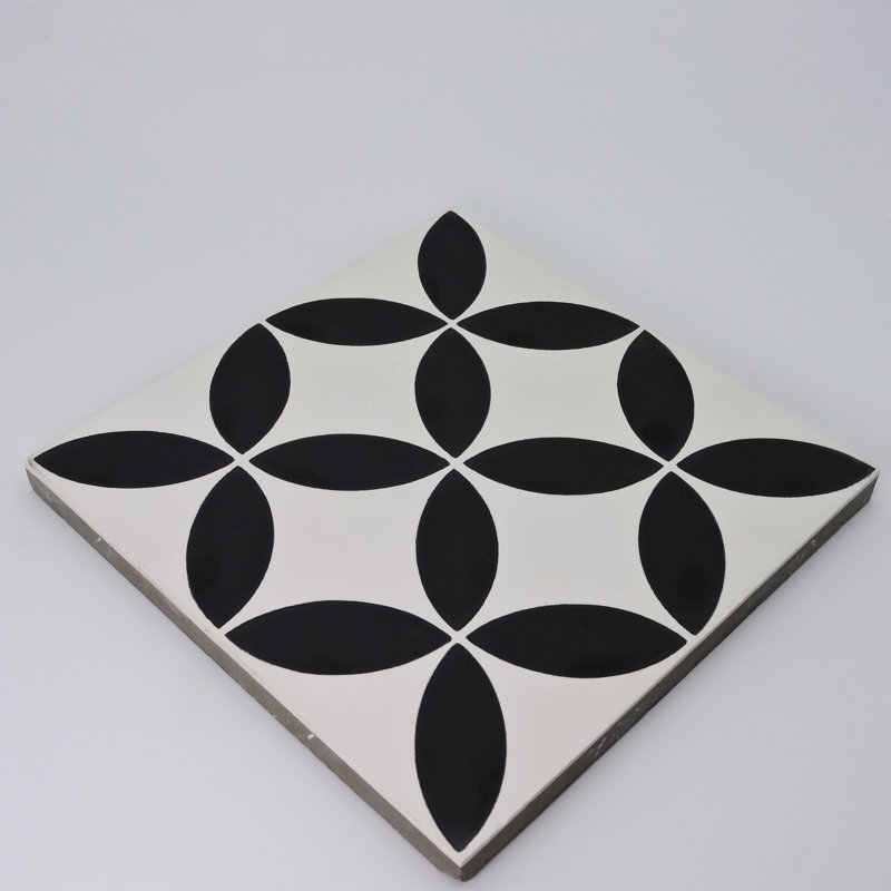 Moroccan Mosaic Tile House Amlo 8" x 8" Cement Patterned Wall & Floor ...