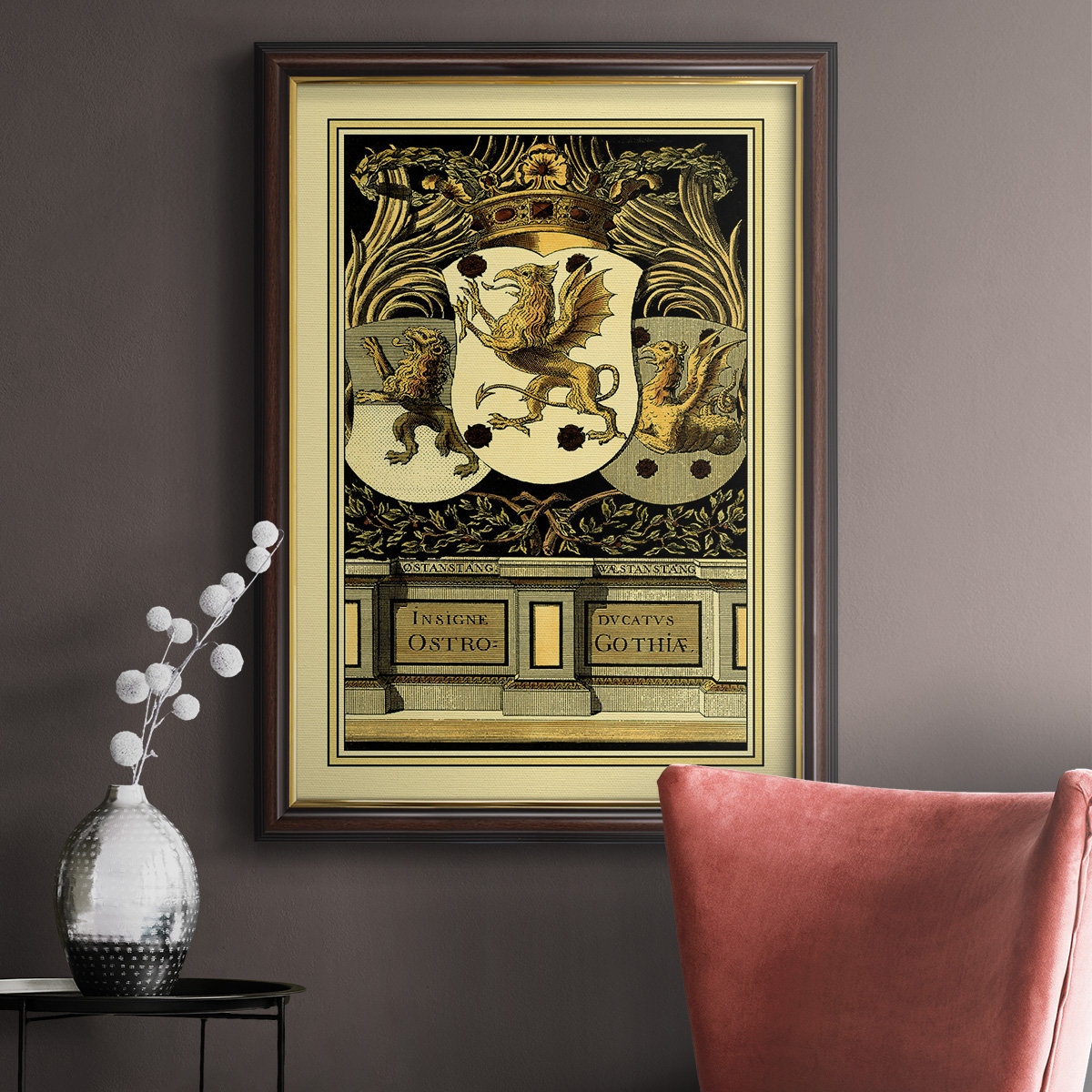House of Hampton® Family Crest II " Family Crest II " Painting Print ...