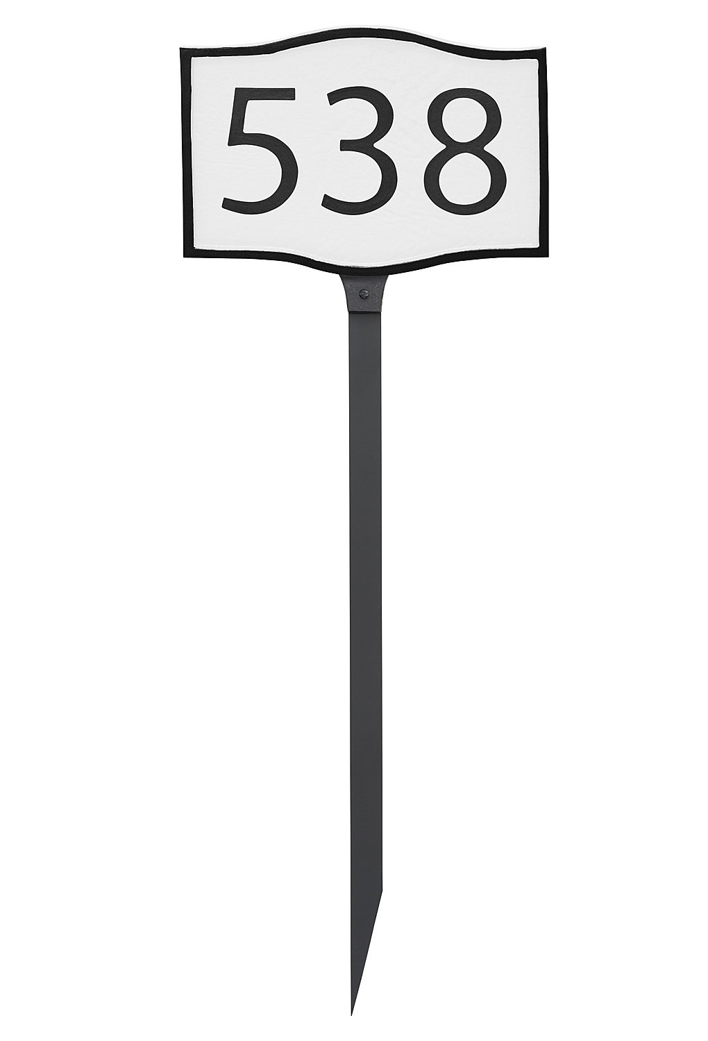 Montague Metal Products Inc. Double Arch Modern Economy Address Plaque ...