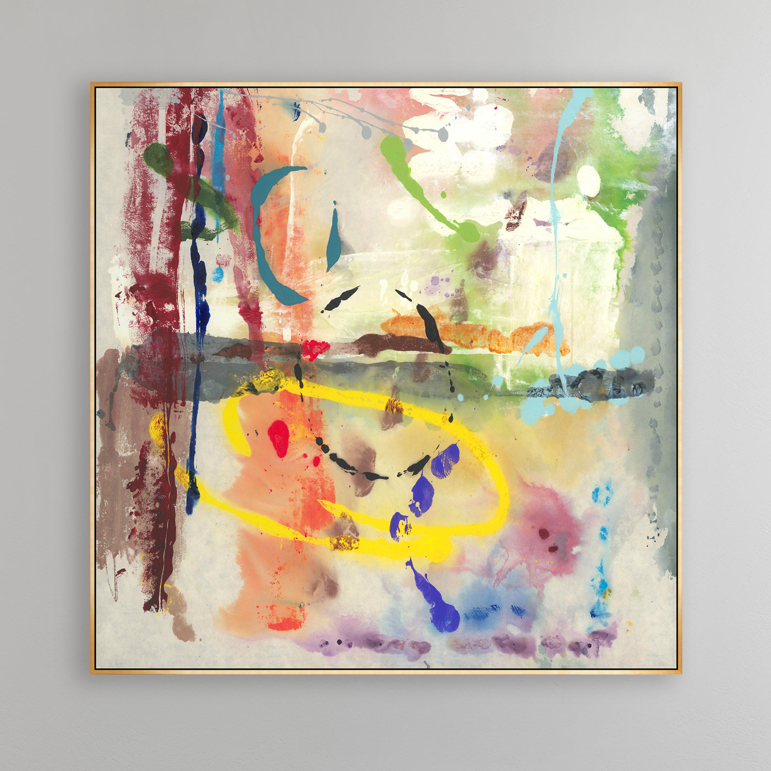 Chelsea Art Studio Dream Candy IV by Jean Kenna - Painting on Canvas ...