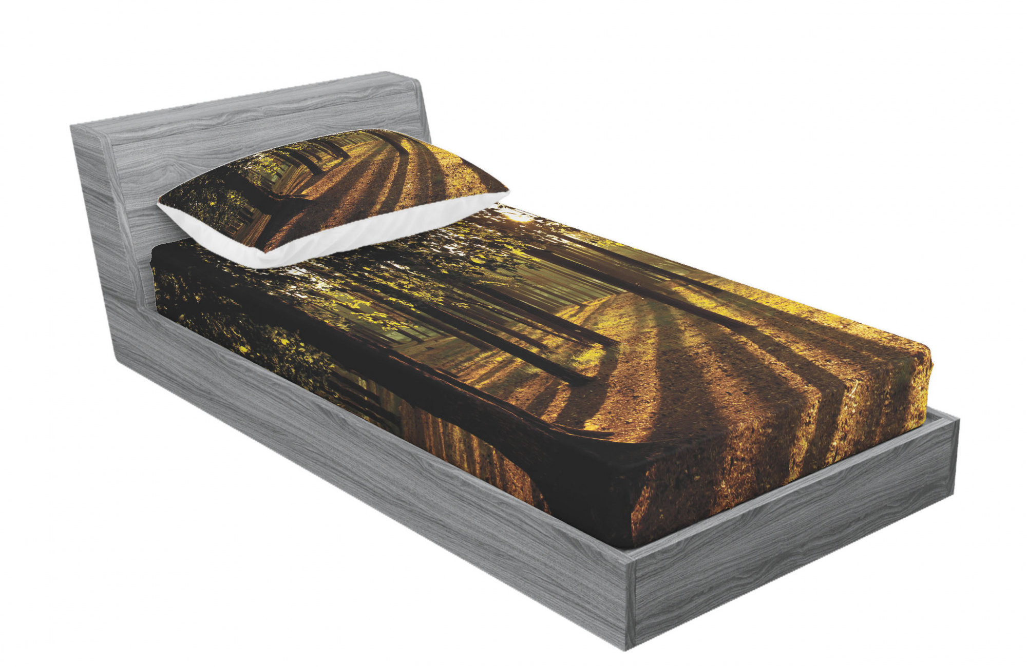 Ambesonne Forest Sheet Set | Wayfair