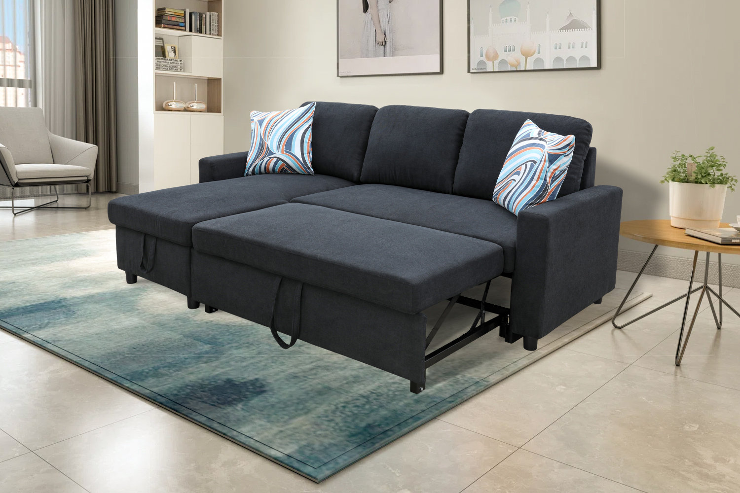 Ebern Designs Sebella 2 - Piece Upholstered Sectional & Reviews | Wayfair