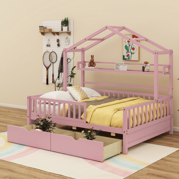 Mercer41 Rainner Storage Slat Bed | Wayfair