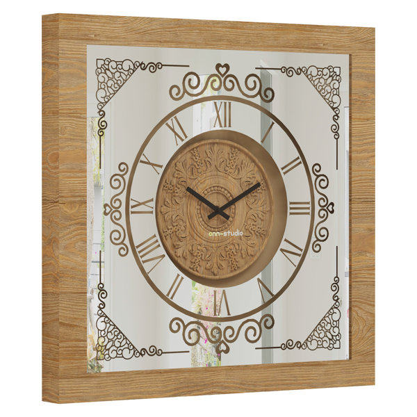 Fleur De Lis Living Benito Silent Wall Clock | Wayfair.co.uk