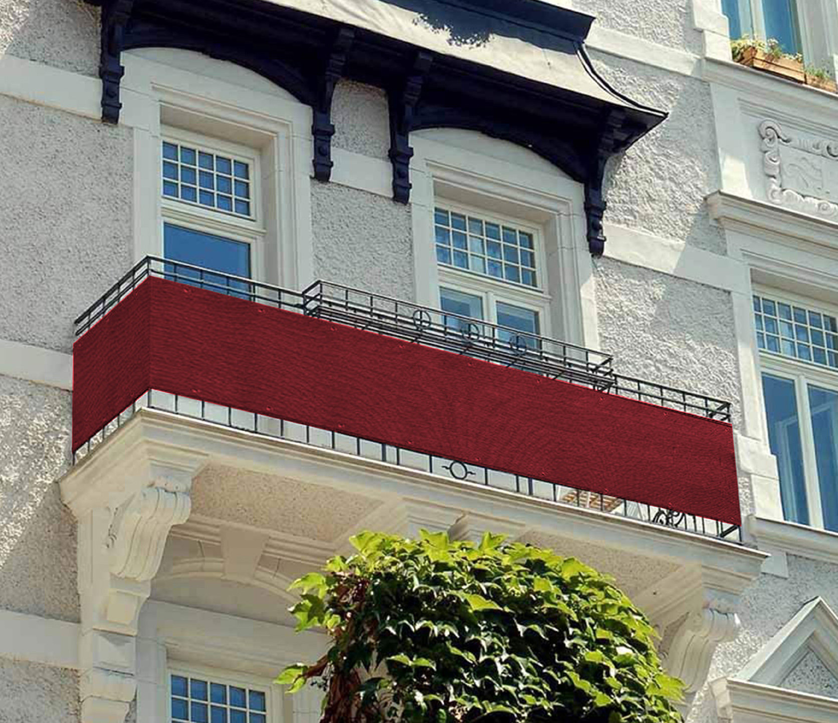 iH casadécor Privacy Balcony Cover (Black) & Reviews | Wayfair