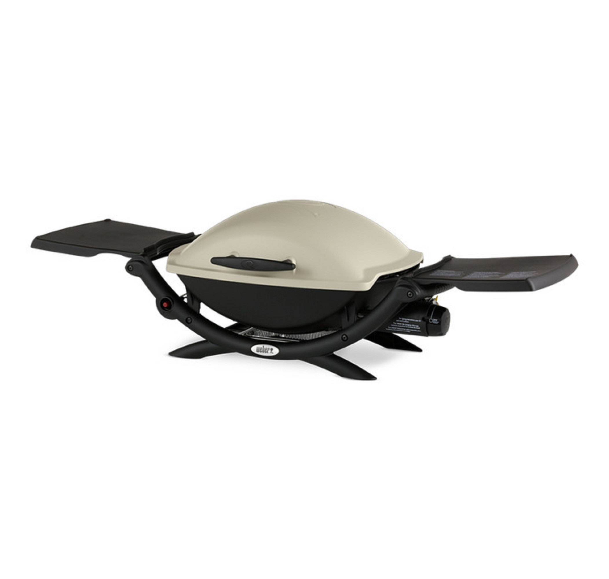 Weber Q 2000 1-Burner Portable Propane Gas Grill in Titanium & Reviews ...