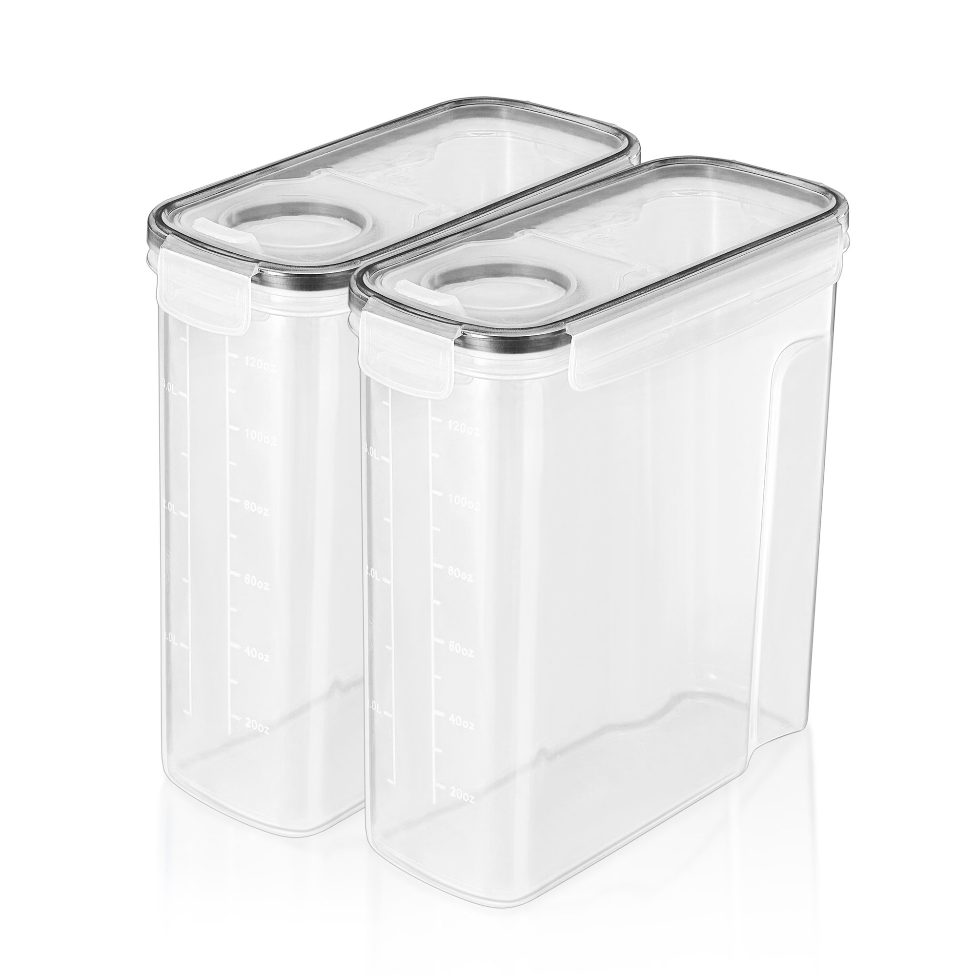 Sorbus Airtight (4L) Food Storage Dispenser Containers BPA Free, 2-Pack ...