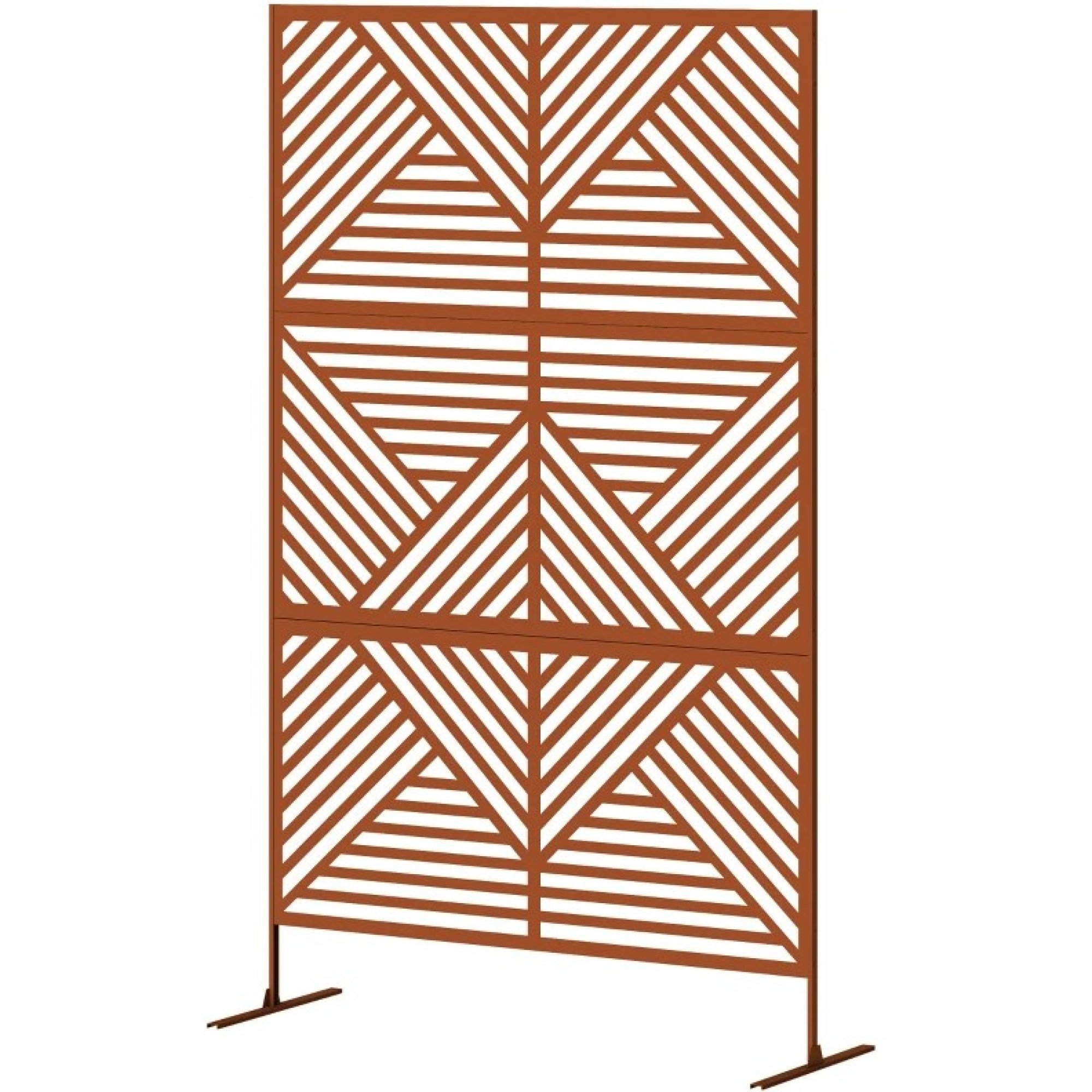 Wrought Studio™ Durable Steel Trellises, Metal Privacy Screen, Modern ...