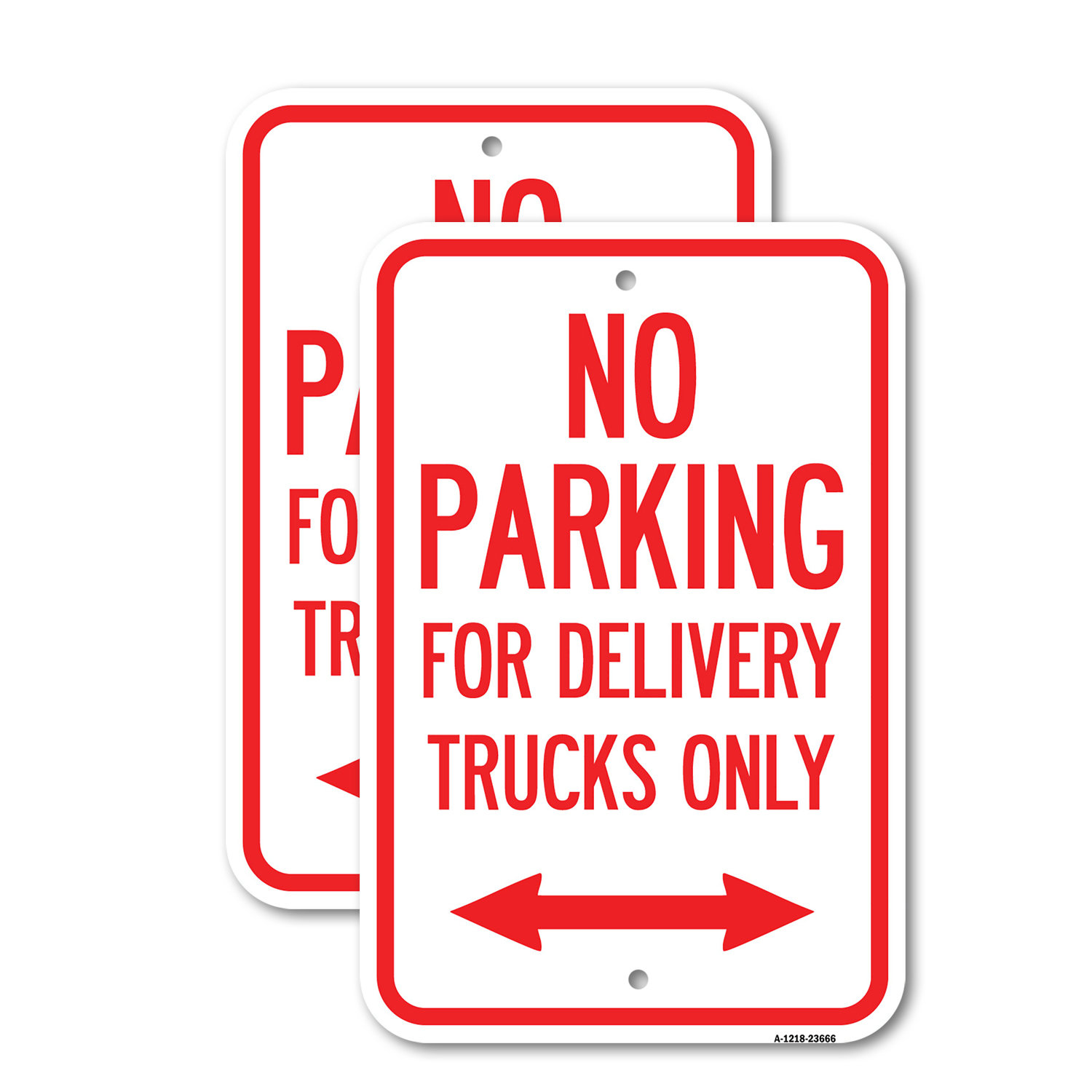 SignMission No Parking for Delivery Trucks Aluminum Sign | Wayfair
