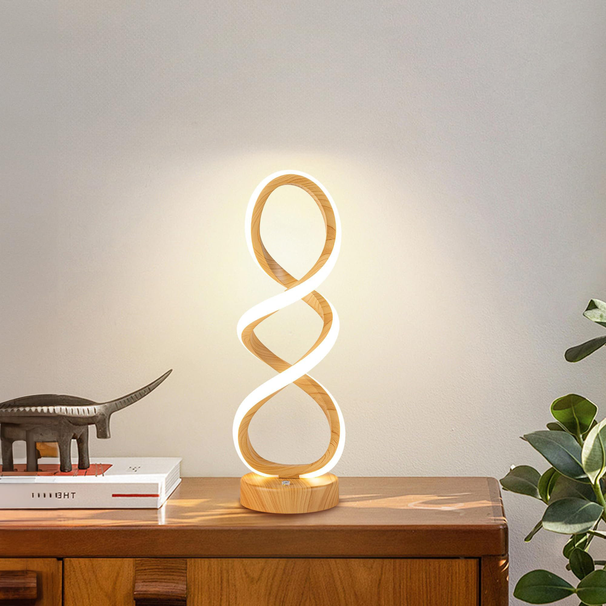 Wrought Studio™ Modern LED Table Lamp With RGB 7 Colors And 10 Light ...