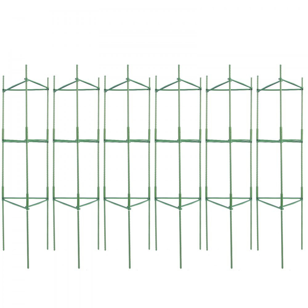 Arlmont & Co. 6 Packs Tomato Cages for Garden 48" Tomato Plant Stakes ...
