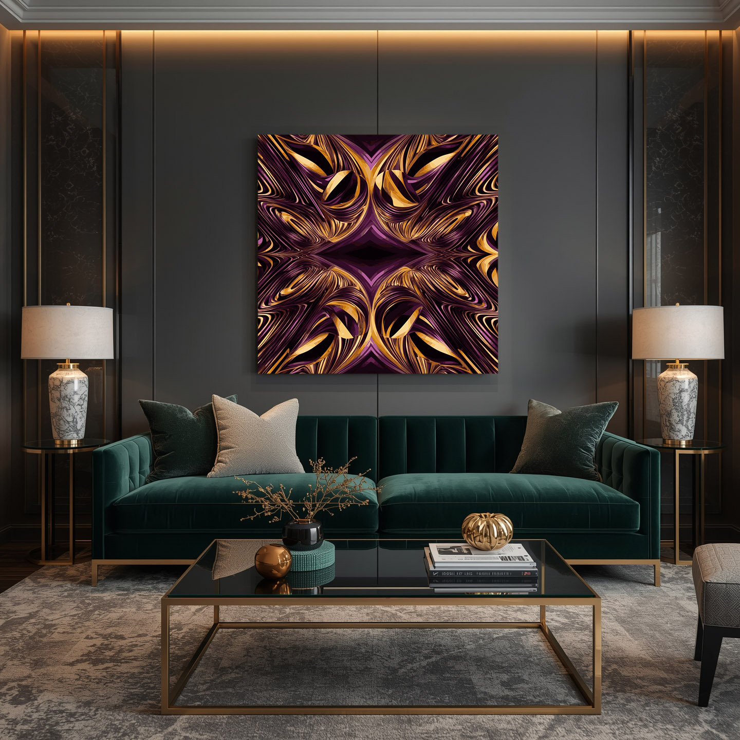 Ivy Bronx Op Art 83 Red Canvas Wall Art | Wayfair