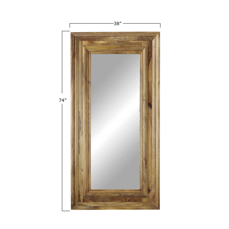 Loon Peak® Meservey Rectangle Wood Framed Wall Mirror | Wayfair