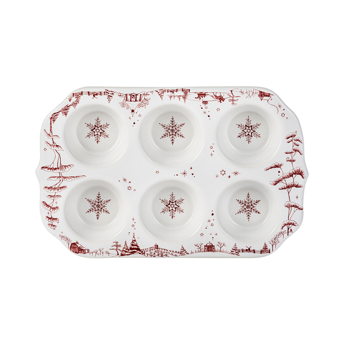 Juliska Country Estate Winter Frolic Muffin Dish | Wayfair
