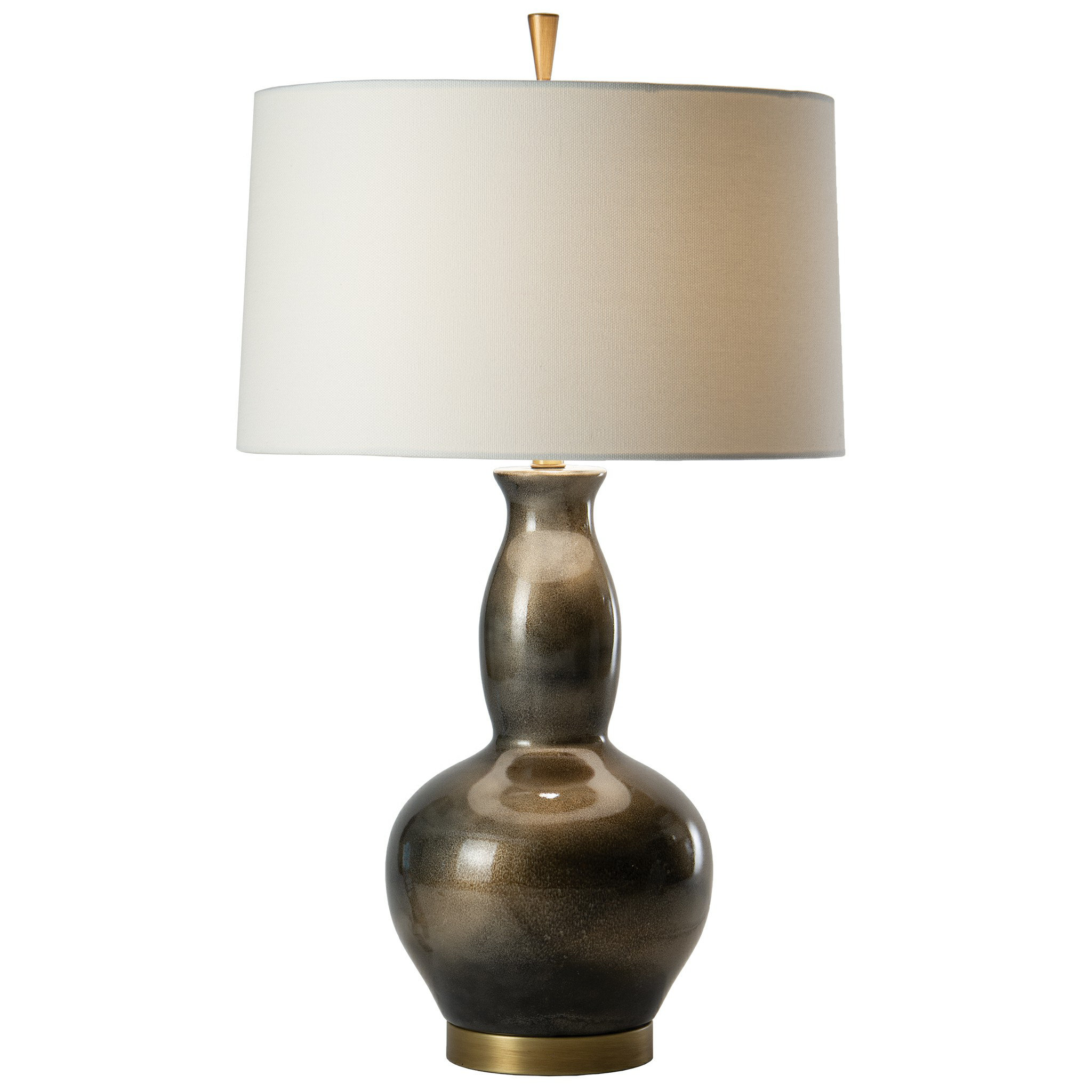 The Natural Light Nathan 33" Beauman Glaze Table Lamp | Wayfair
