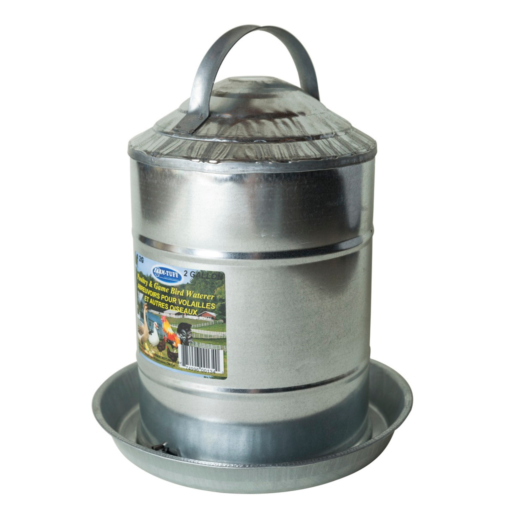 Tucker Murphy Pet™ Desirrae Farm Tuff Galvanized Metal Poultry Fountain ...