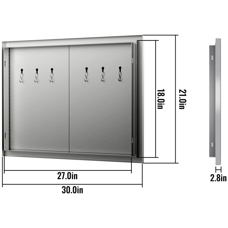 VEVOR 30'' Stainless Steel Drop-In Access Doors & Reviews - Wayfair Canada