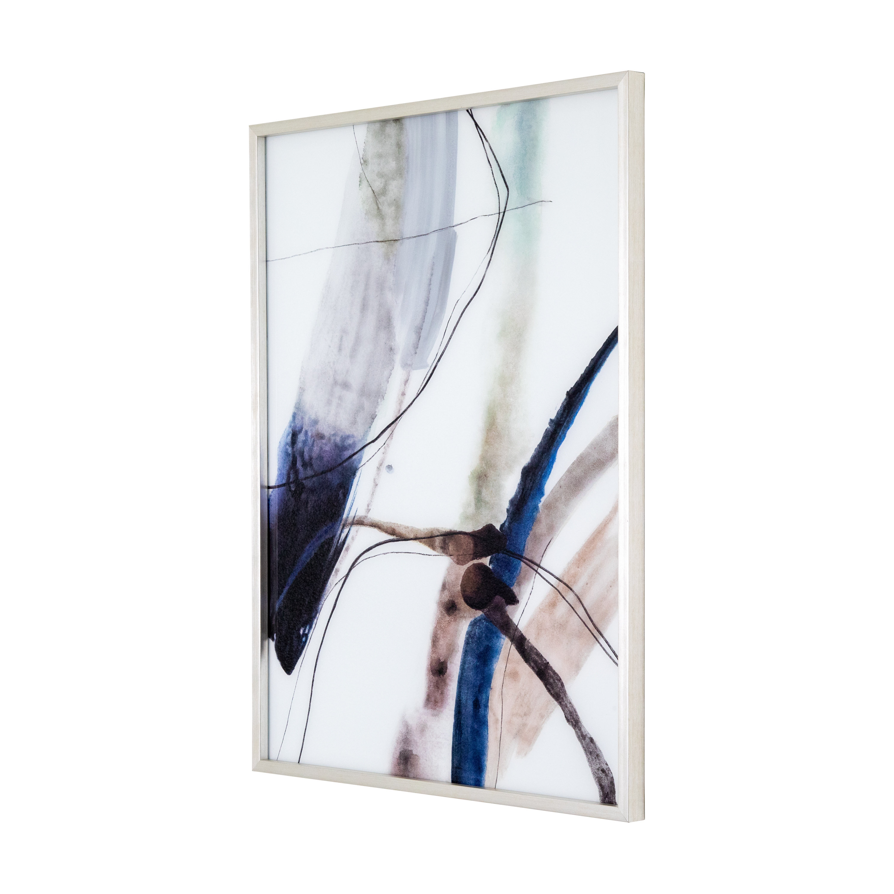 Brayden Studio® Blue Compress I - Wall Art | Wayfair