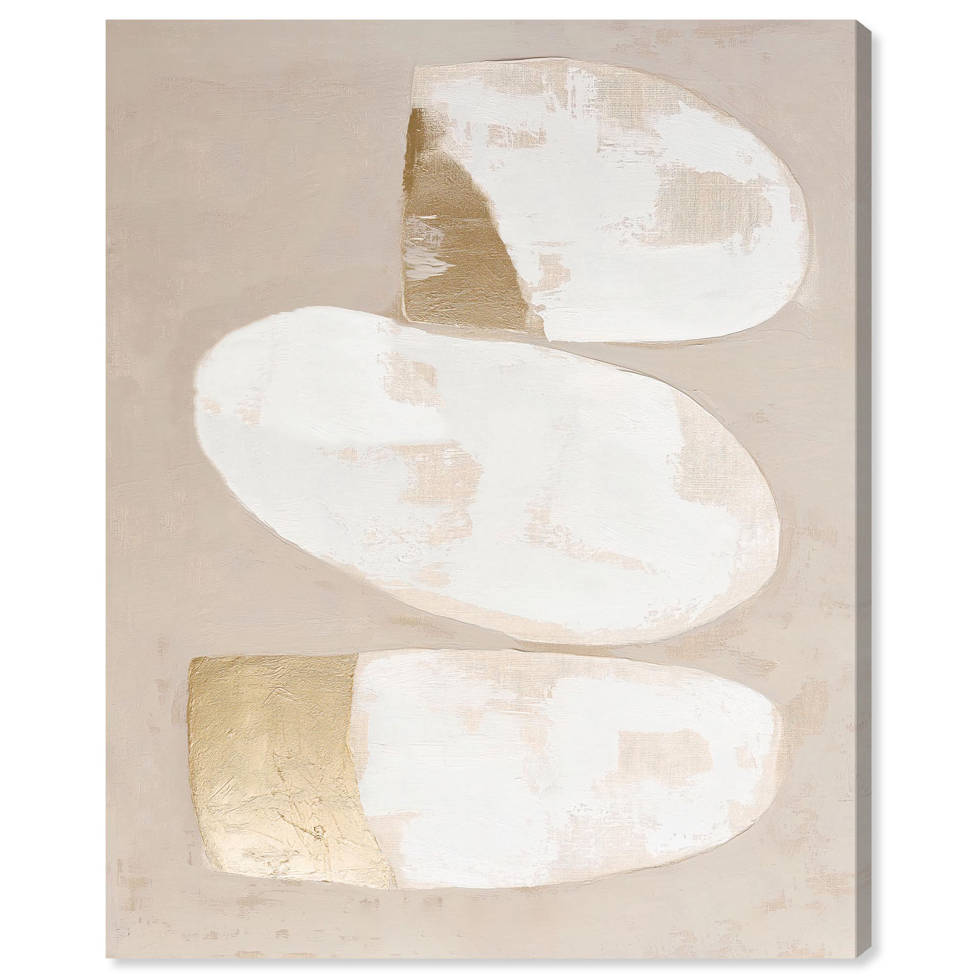 Art Remedy Gilded Cairn IV Canvas Print Boho Minimalist Art by Art ...