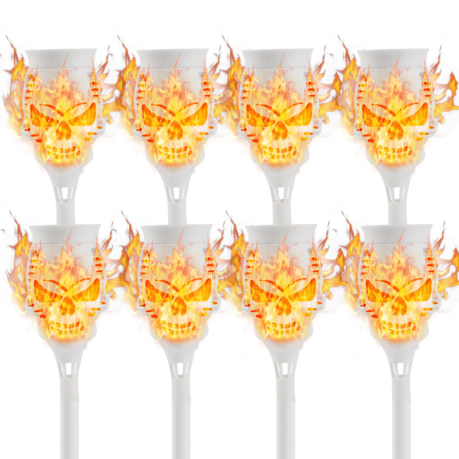 ALHAMBRA 21.4'' Plastic Solar Powered Garden Torch | Wayfair