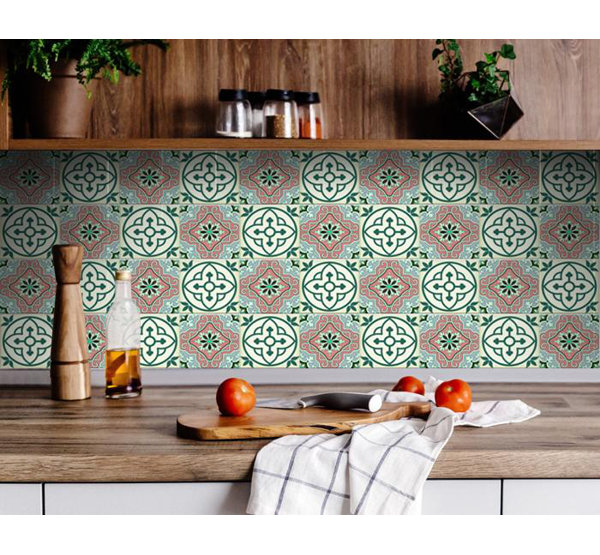 Bungalow Rose Vinyl Abstract Wall Decor | Wayfair