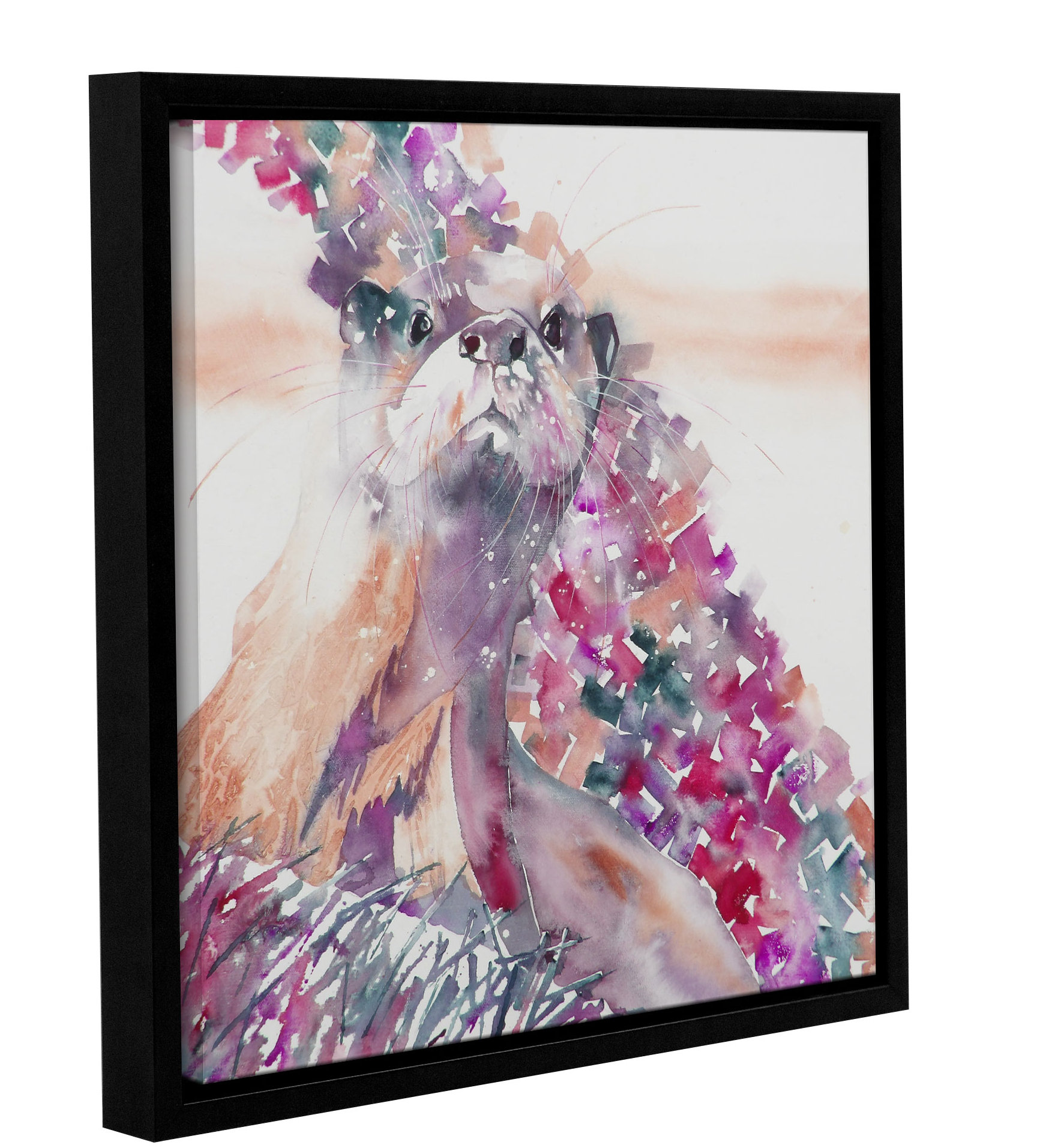Latitude Run® Otter 9 Framed Painting Print | Wayfair