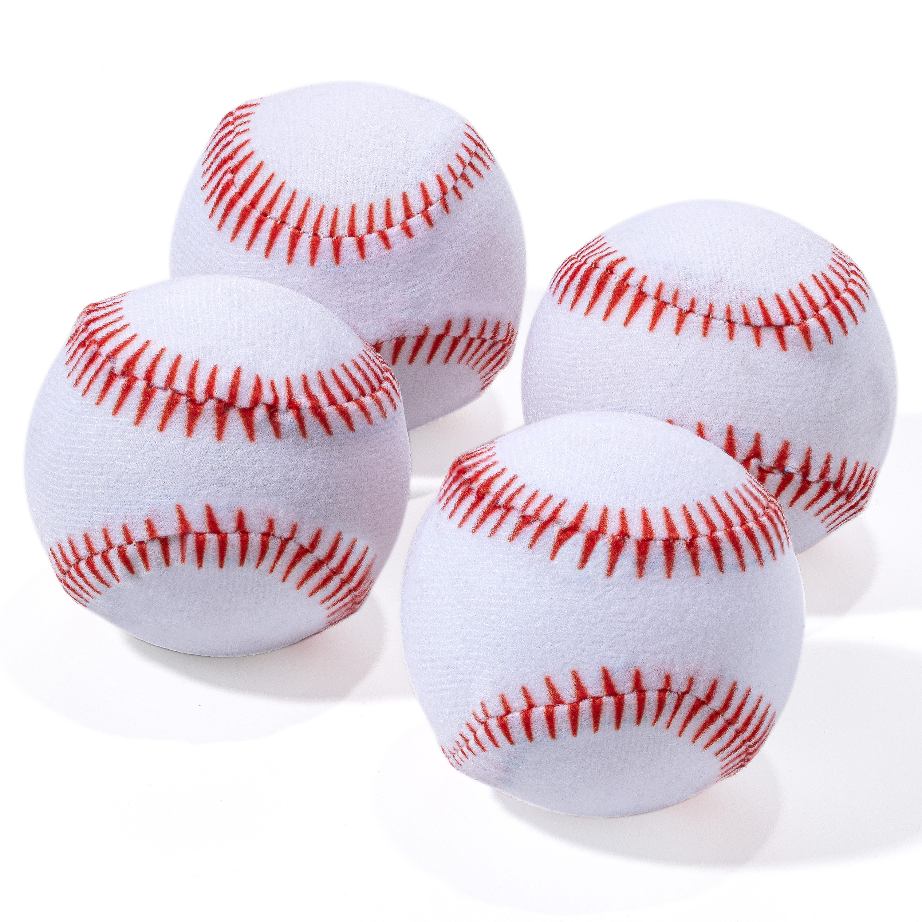 Franklin Sports Replacement Self Stick Baseballs - 4 Pack | Wayfair