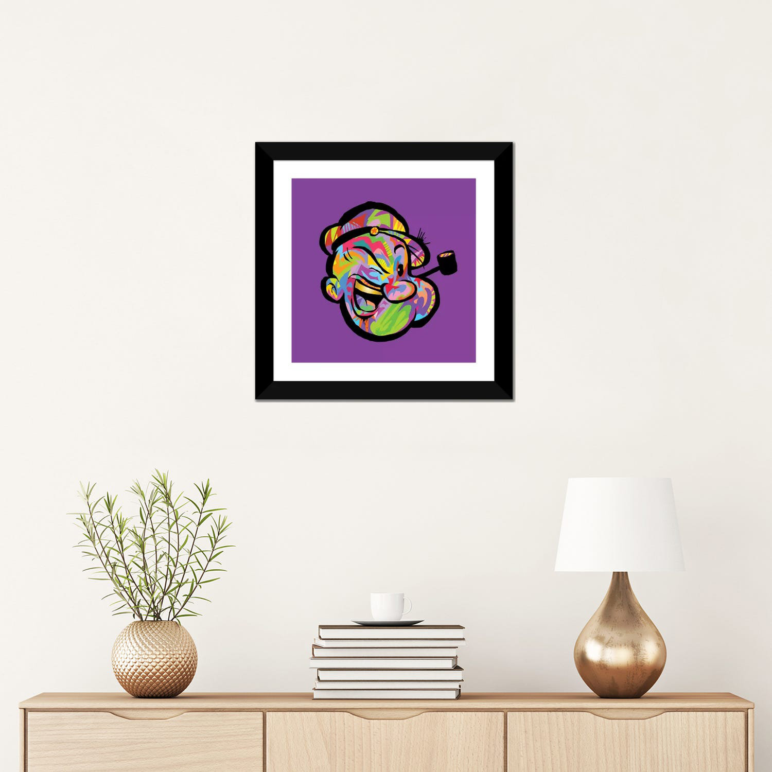 East Urban Home Popeye by Technodrome1 - Graphic Art Print | Wayfair