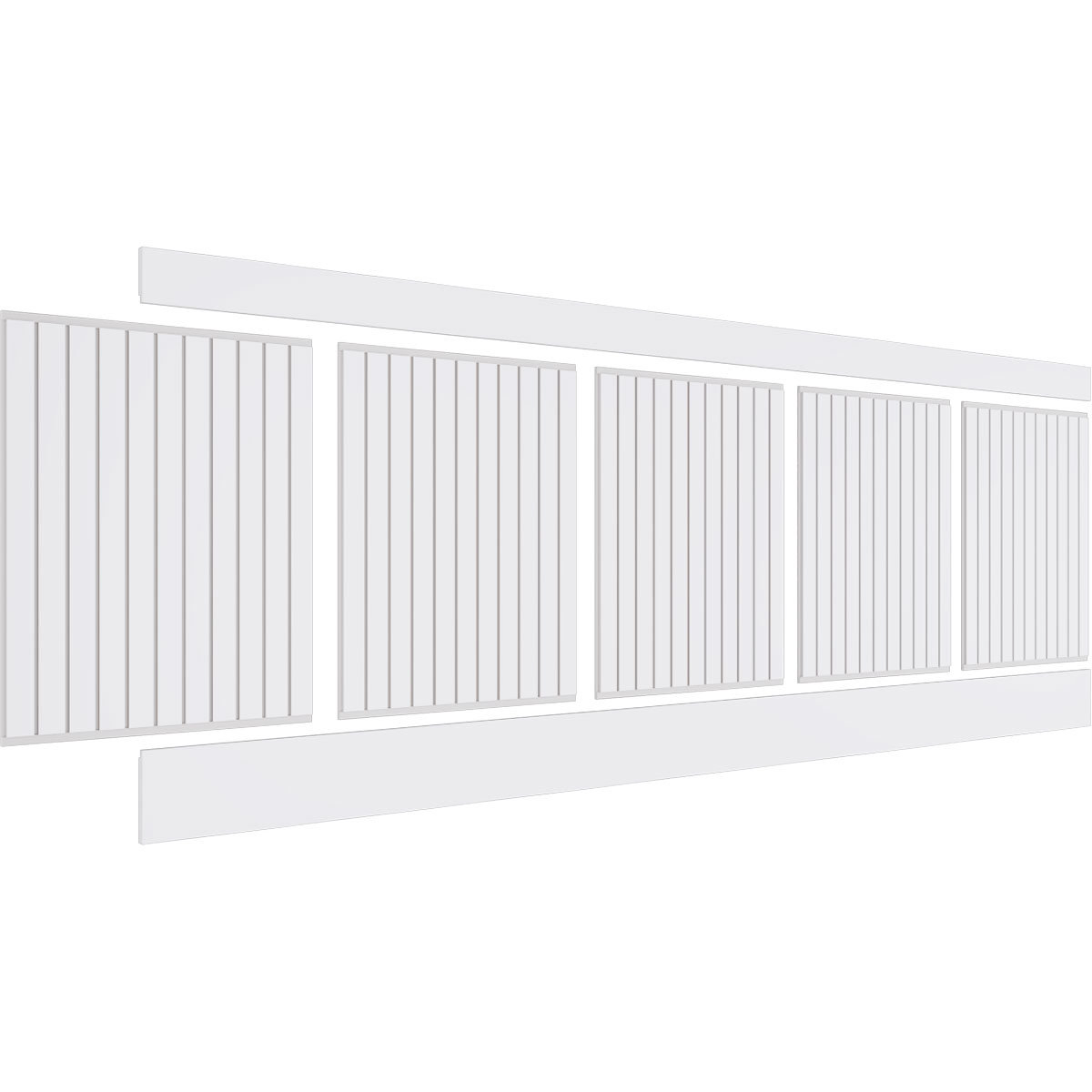 Ekena Millwork Beadboard PVC Wainscot Paneling Kit | Wayfair