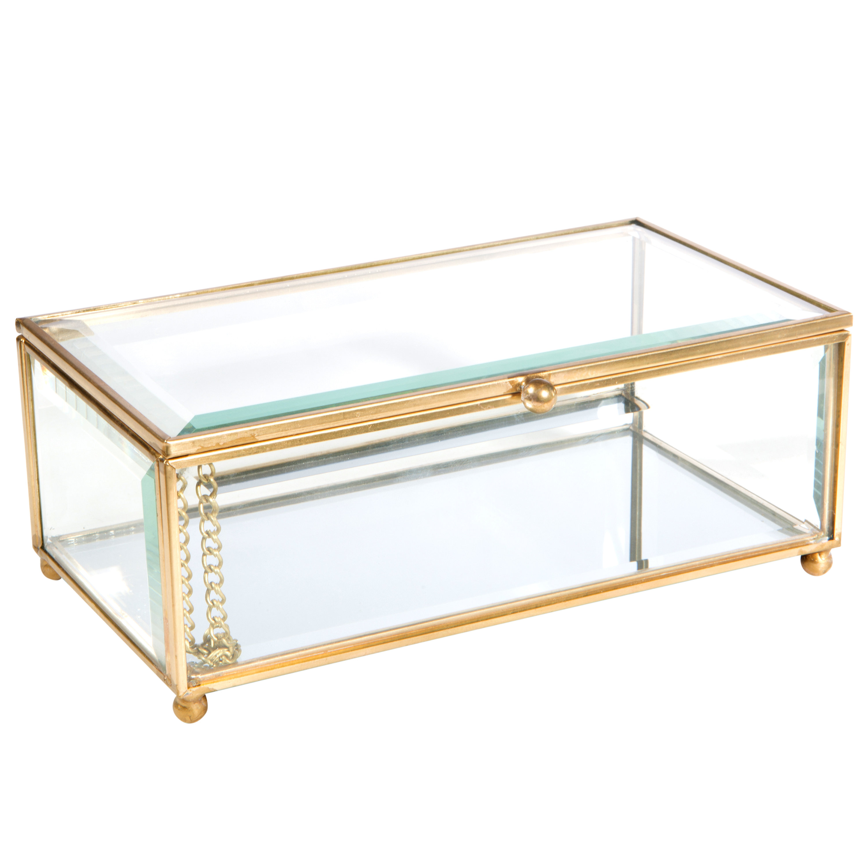 Mercer41 Vandervoort Mirrored Bottom Keepsake Box & Reviews | Wayfair