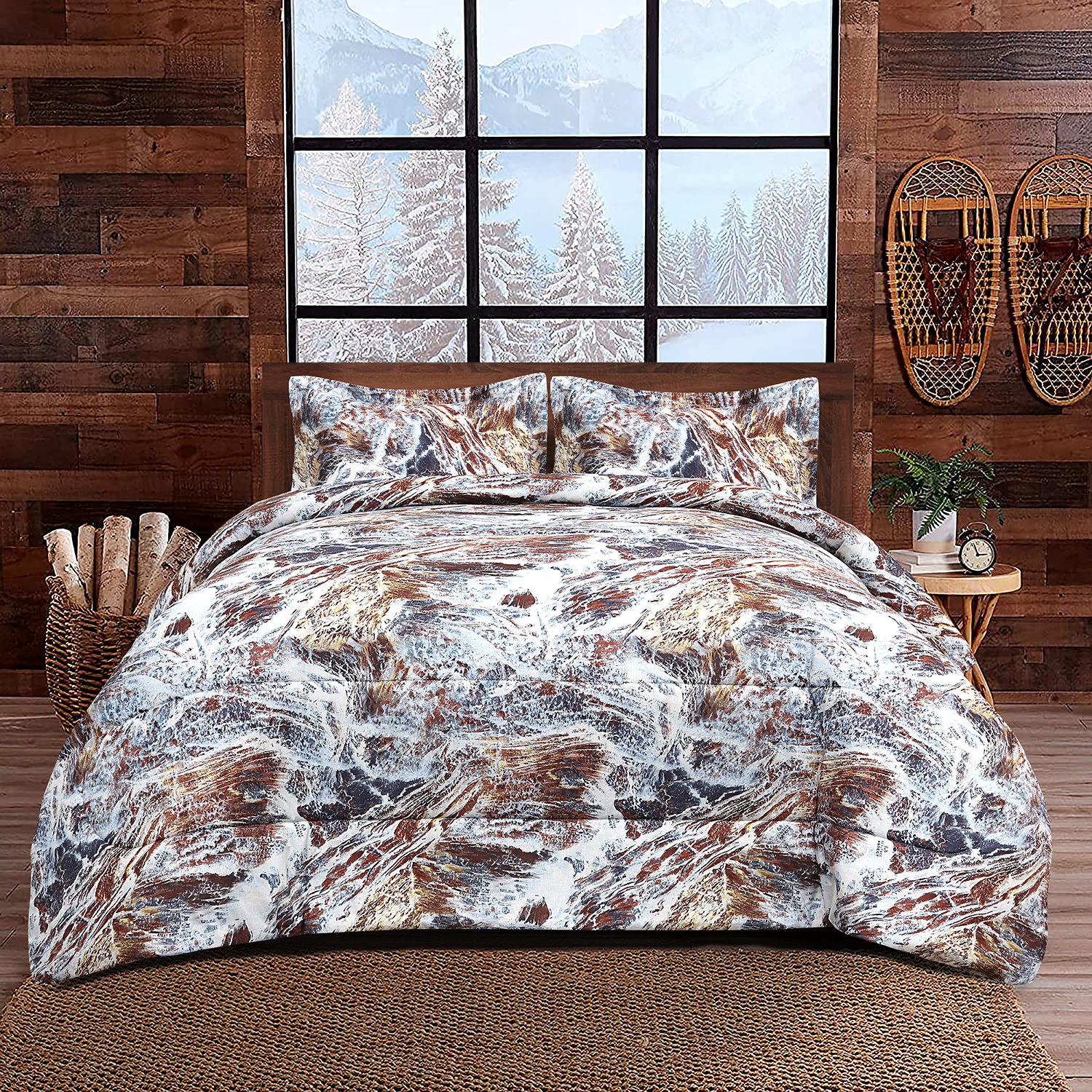 Realtree Aspect Comforter Set Cotton Fabric Super Soft Easy Care ...