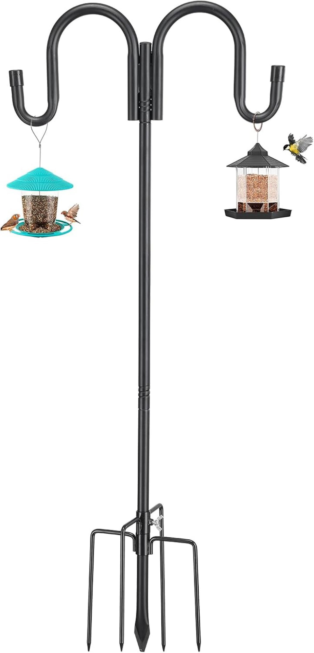 shepherds hook bird feeder