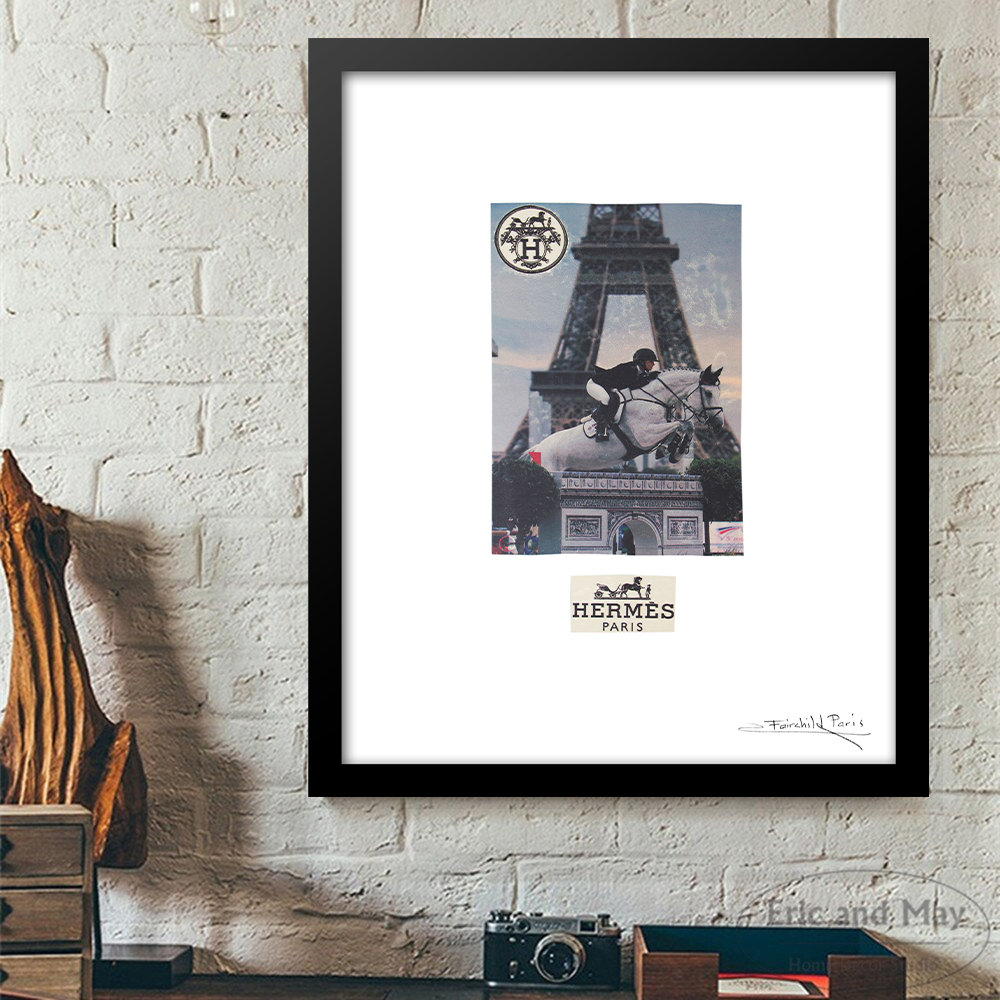 House of Hampton® Fashion Horse in Paris - Picture Frame Graphic Art on ...