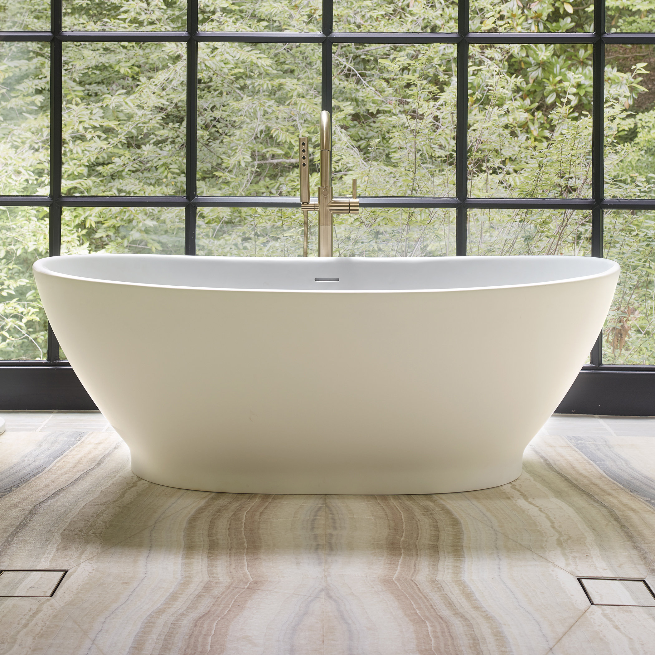 MTI Baths MTI Elise 66" Freestanding Soaking Bathtub | Wayfair