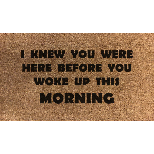 Happy Larry Qualls 40 x 70 cm Indoor Door Mat | Wayfair.co.uk