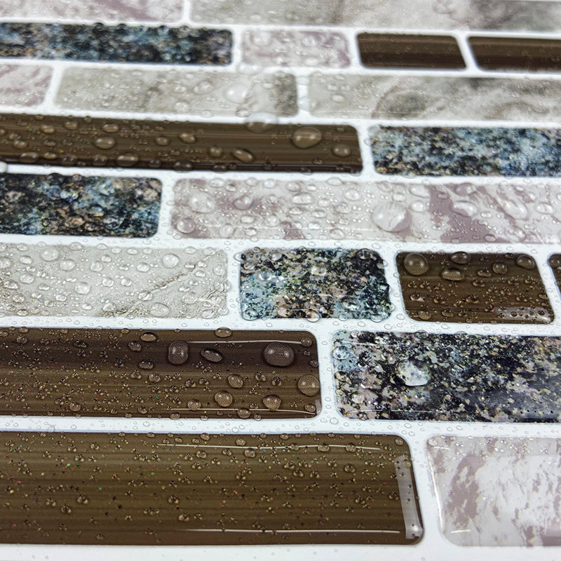 clevermosaics 12" x 12" Vinyl Peel & Stick Mosaic Tile & Reviews | Wayfair