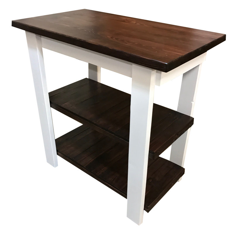 August Grove® Diejuste Kitchen Island Prep Table & Reviews | Wayfair