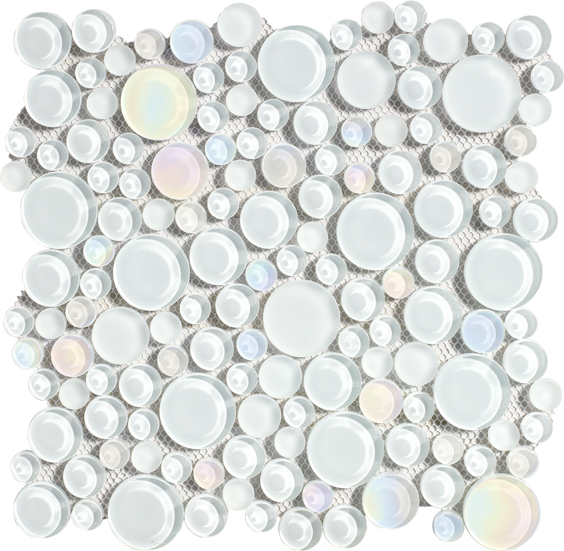 MatrixStoneUSA 12" x 12" Bubble Glass Random Mosaic Wall Tile & Reviews ...