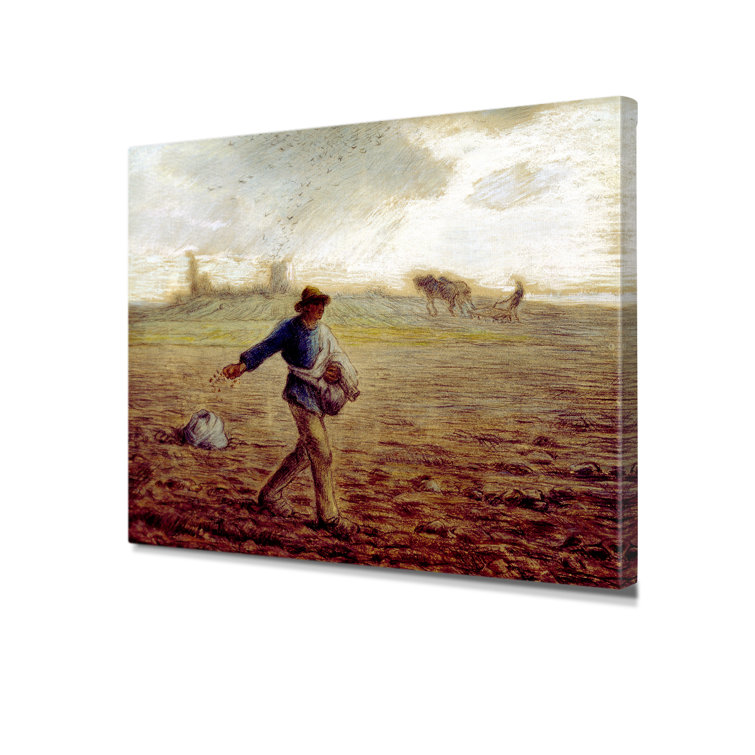 August Grove® The Sower by Jean-Francois Millet, Worldly Famous Classic ...
