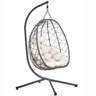 Dakota Fields Cilli Foldable Egg Swing Chair with Steel Stand – Space ...