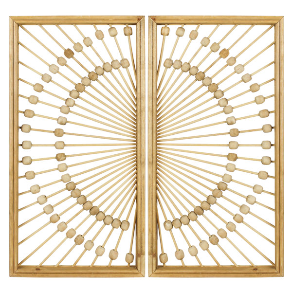 Bungalow Rose Wood Wall Hanging | Wayfair