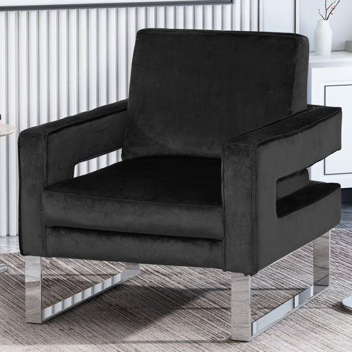 Silver Accent Chairs You'll Love | Wayfair
